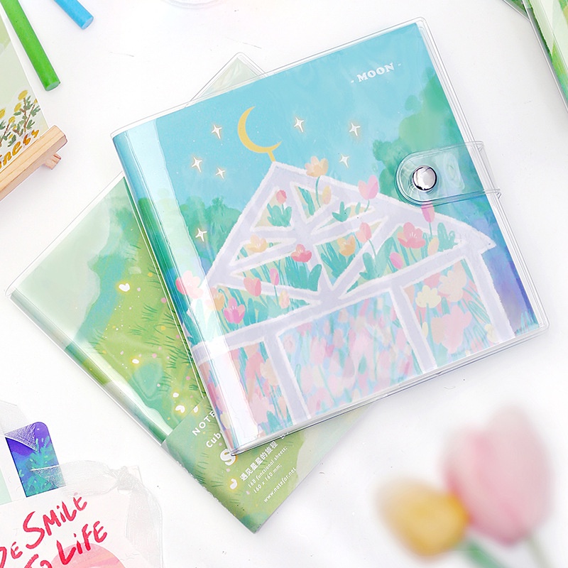 Cute Girl Mini Notebooks Stationery Cartoon Planner Agenda Diary ...