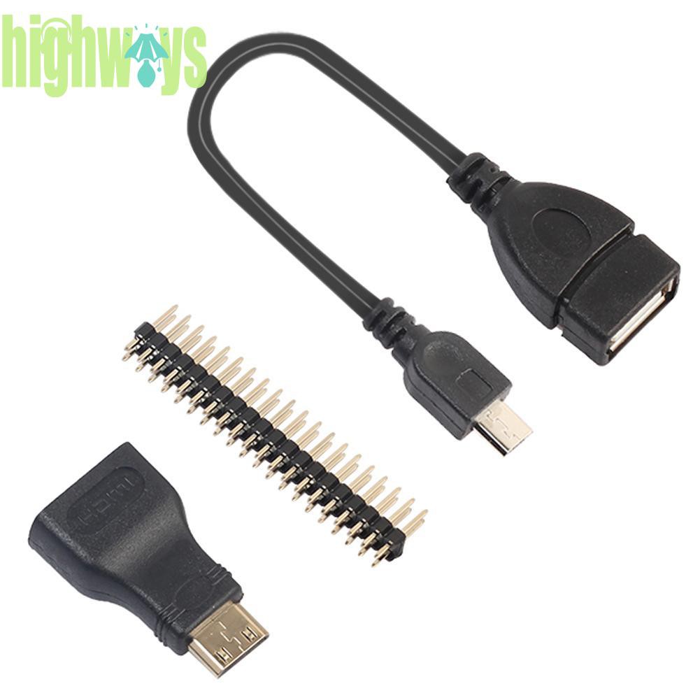 Highways Mini Hdmi-Compatible 3 In 1 To Hdmi-Compatible Micro Usb Gpio ...