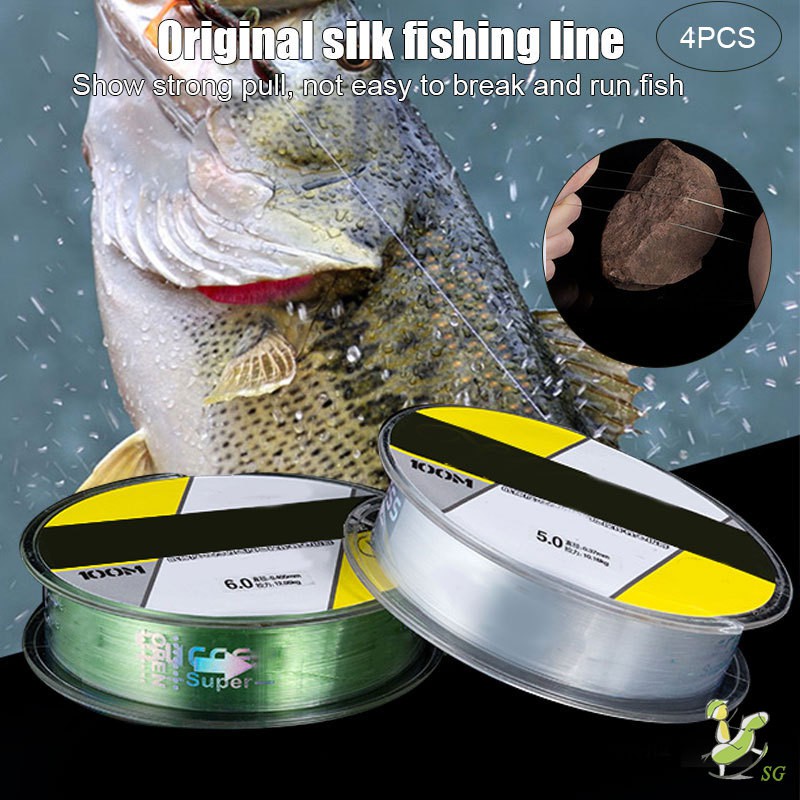 Monofilament Fishing Line Paralleled Roll Track Strong and Abrasion ...