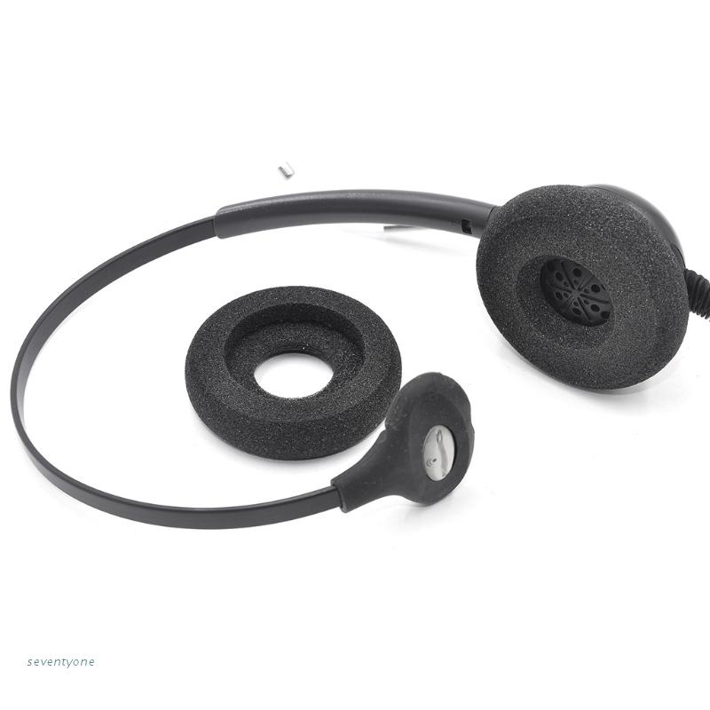 ~ แผ่นโฟมครอบหูฟังสําหรับหูฟัง Plantronics H251 H251N H261 H261N ...