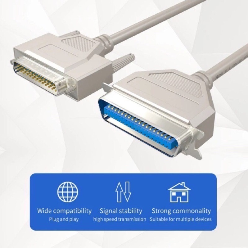 สายพริ้นเตอร์ แบบ Parallel DB25 to CN36 Parallel Printer Dot Matrix ...