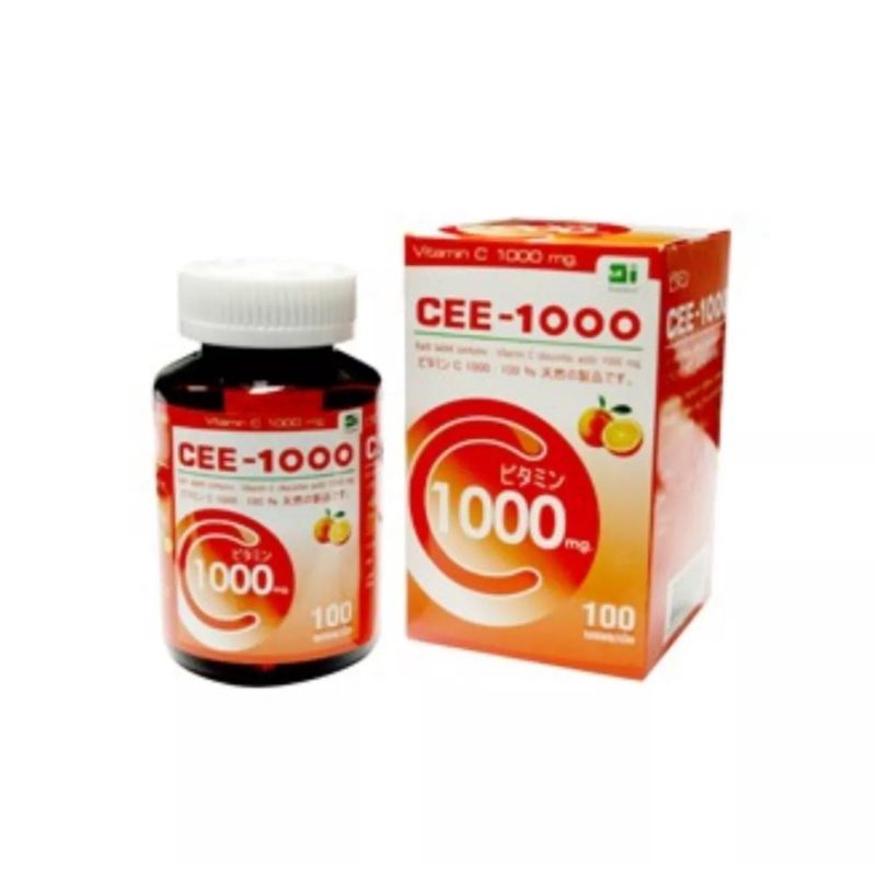 cee100 วิตามินซี 1000 มิลลิกรัม บรรจุ 100 เม็ด - abc_vitamins - ThaiPick