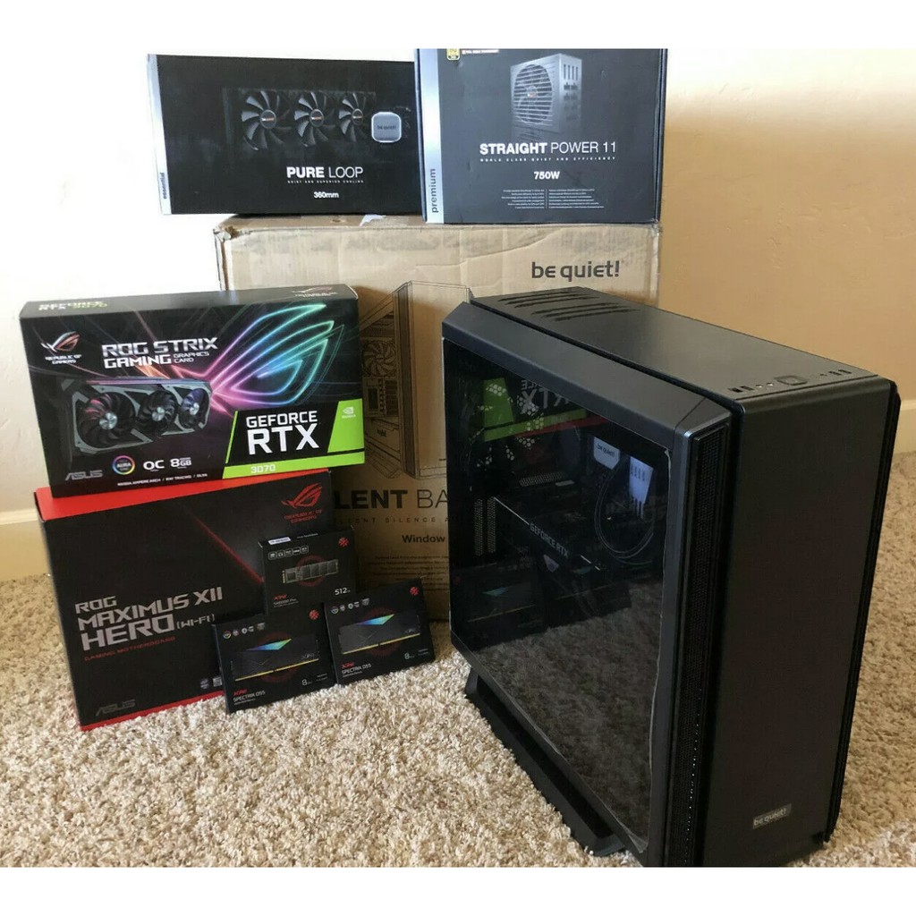 NEW Gaming PC ASUS Maximus XII Hero i7-10700k 32GB DDR4 1TB M2 STRIX ...