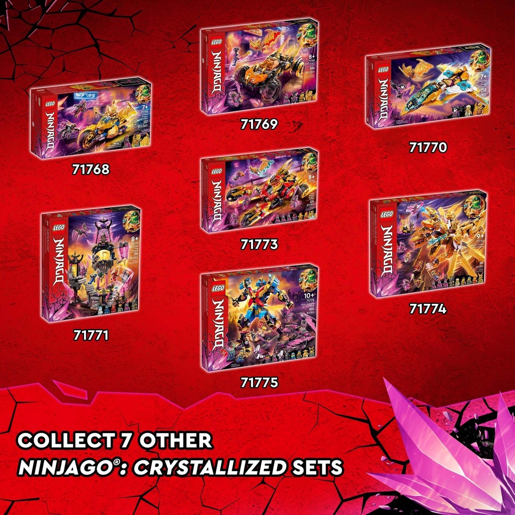 LEGO NINJAGO 71772 The Crystal King Building Kit (722 Pieces) - lego ...
