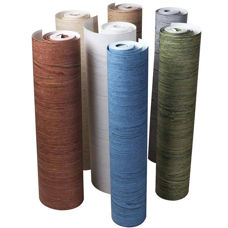 53cm 9.5m Non-self-adhesive wallpaper American retro บุคลิกภาพเก่าไม้ ...