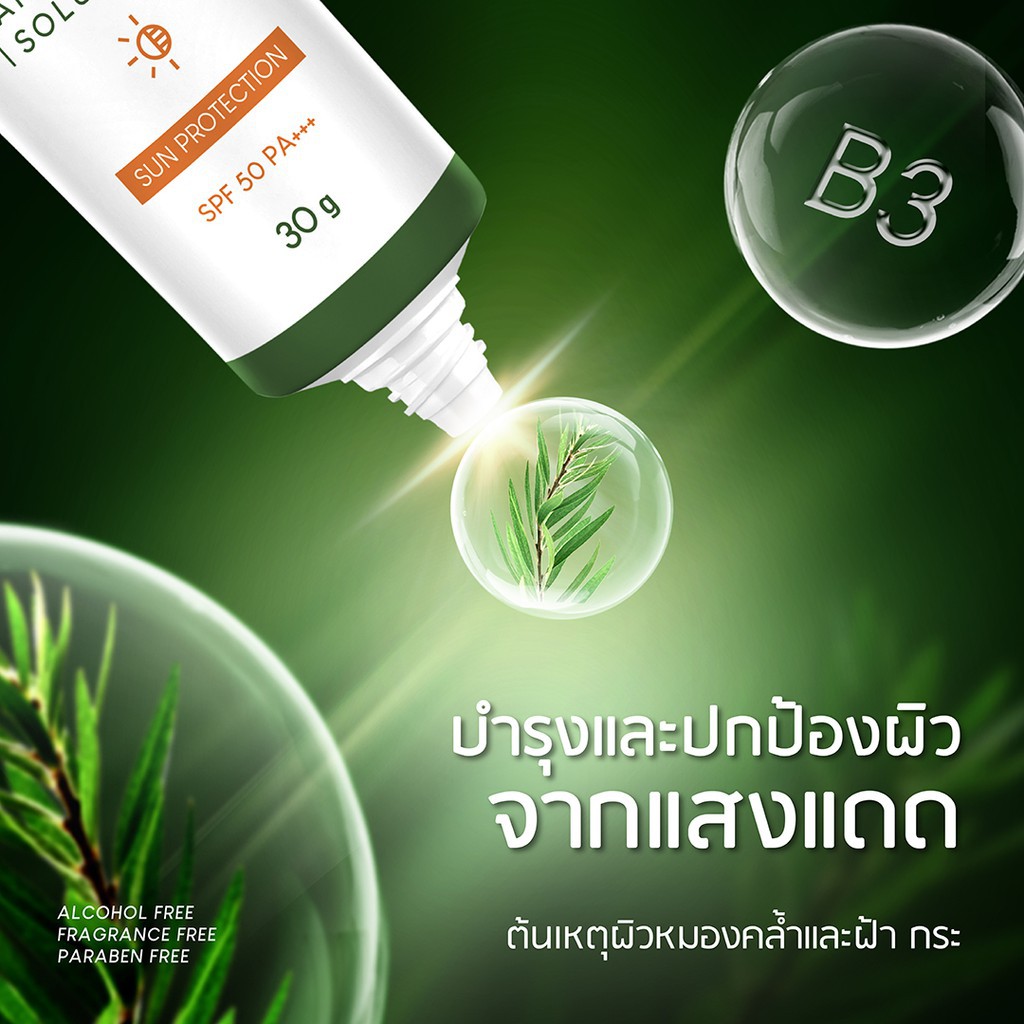 Plantnery Tea Tree Sunscreen Acne Oil Control SPF50 PA 30g. แพลนท์เนอรี ...