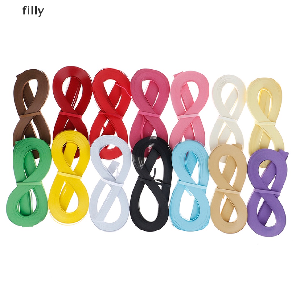 [FILLY] 120Pcs/set Paper Quilling Strips Set 5mm 53cm Paper For Craft ...