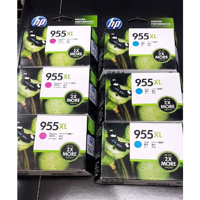 HP 955XL Bk C M Y อิงค์เจ็ท All-in-one 8710 8720 8730 OfficeJet Pro8740 ...