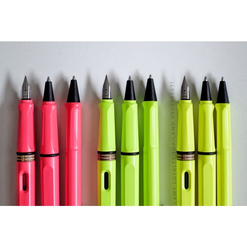 สีแซ่บๆของเเท้ พร้อมส่ง Lamy Safari Neon Limited (neon coral 2014 ...