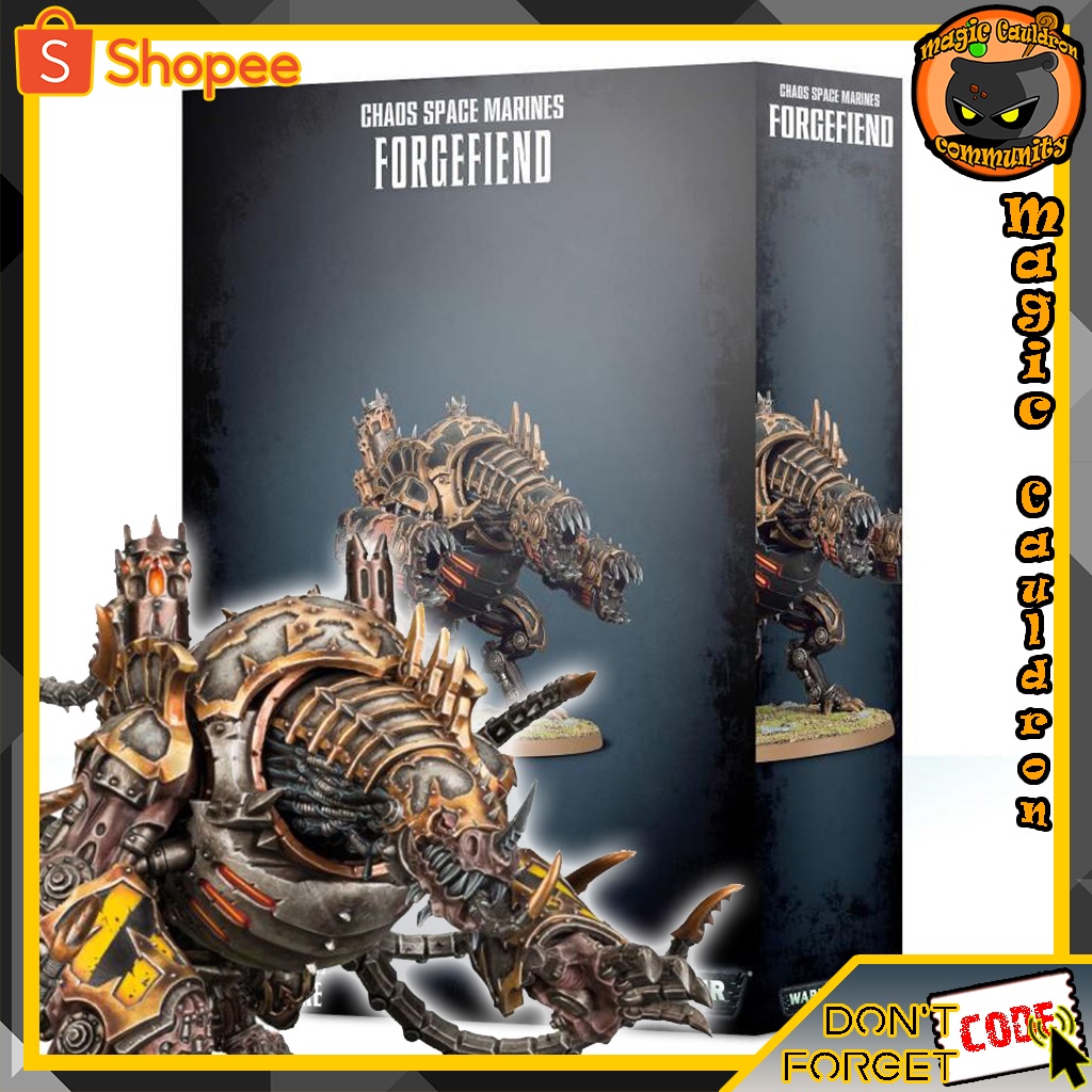 Chaos Space Marines Forgefiend Warhammer 40000 | Shopee Thailand