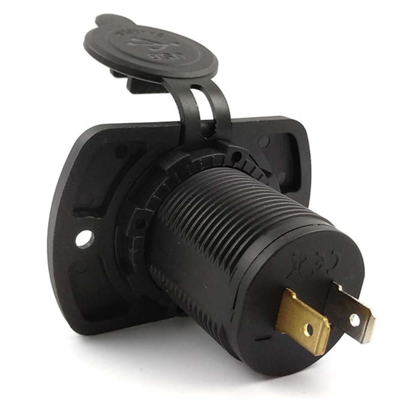 Lidu1 Diy 12V 24V Dual Usb แผงชาร์จไฟในรถยนต์ 5V 2.1A สําหรับ Iphone ...