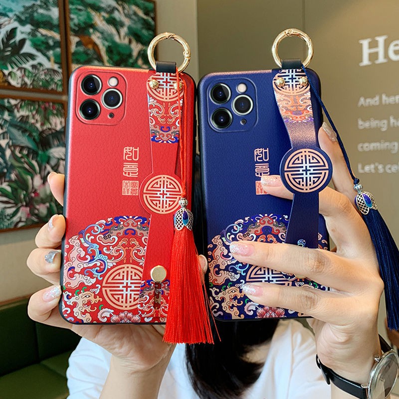 Apple 11 mobile phone case 6/7p/8plus wristband X/XR/XSMAX Chinese ...