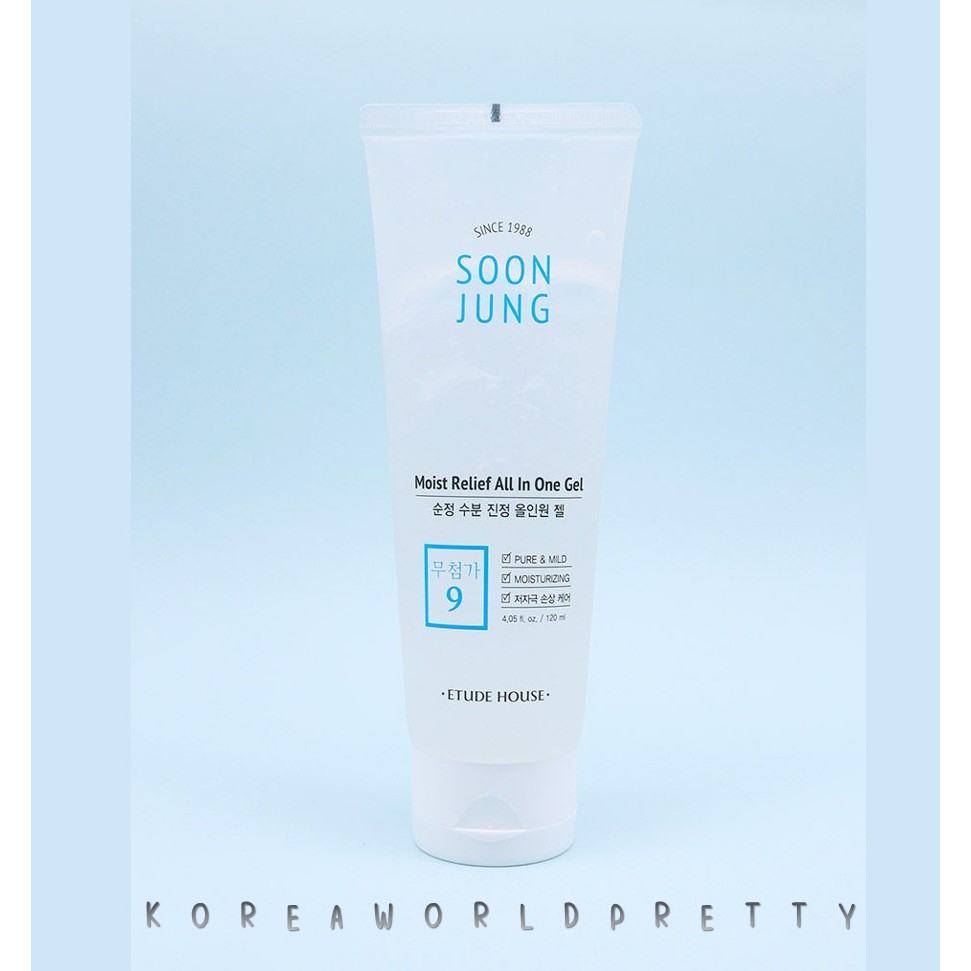 Etude House Soon Jung Moist Relief All In One Gel 120ml มอยเจอร์ไรเซอร์ ...