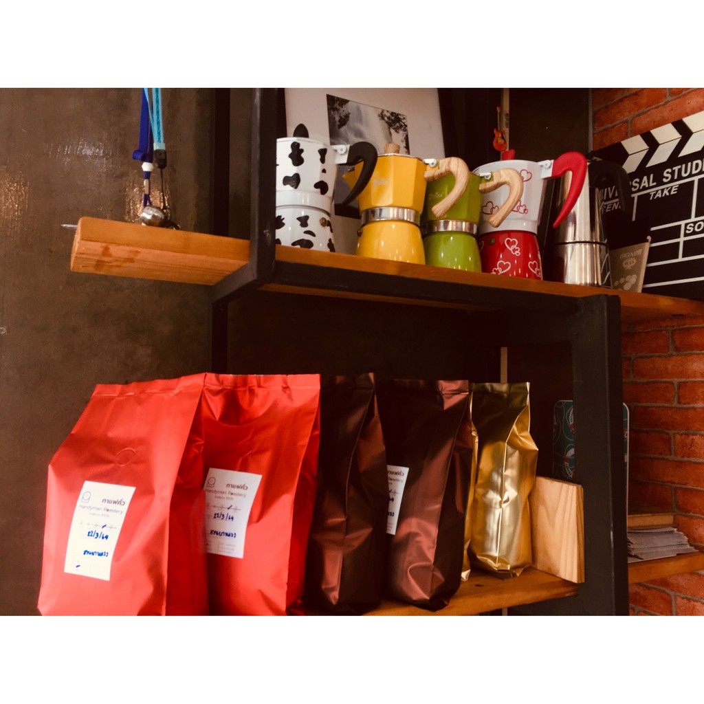 Handyman เมล็ดกาแฟคั่วกลางค่อนข้างเข้ม (Medium - Dark : Full City+ ...