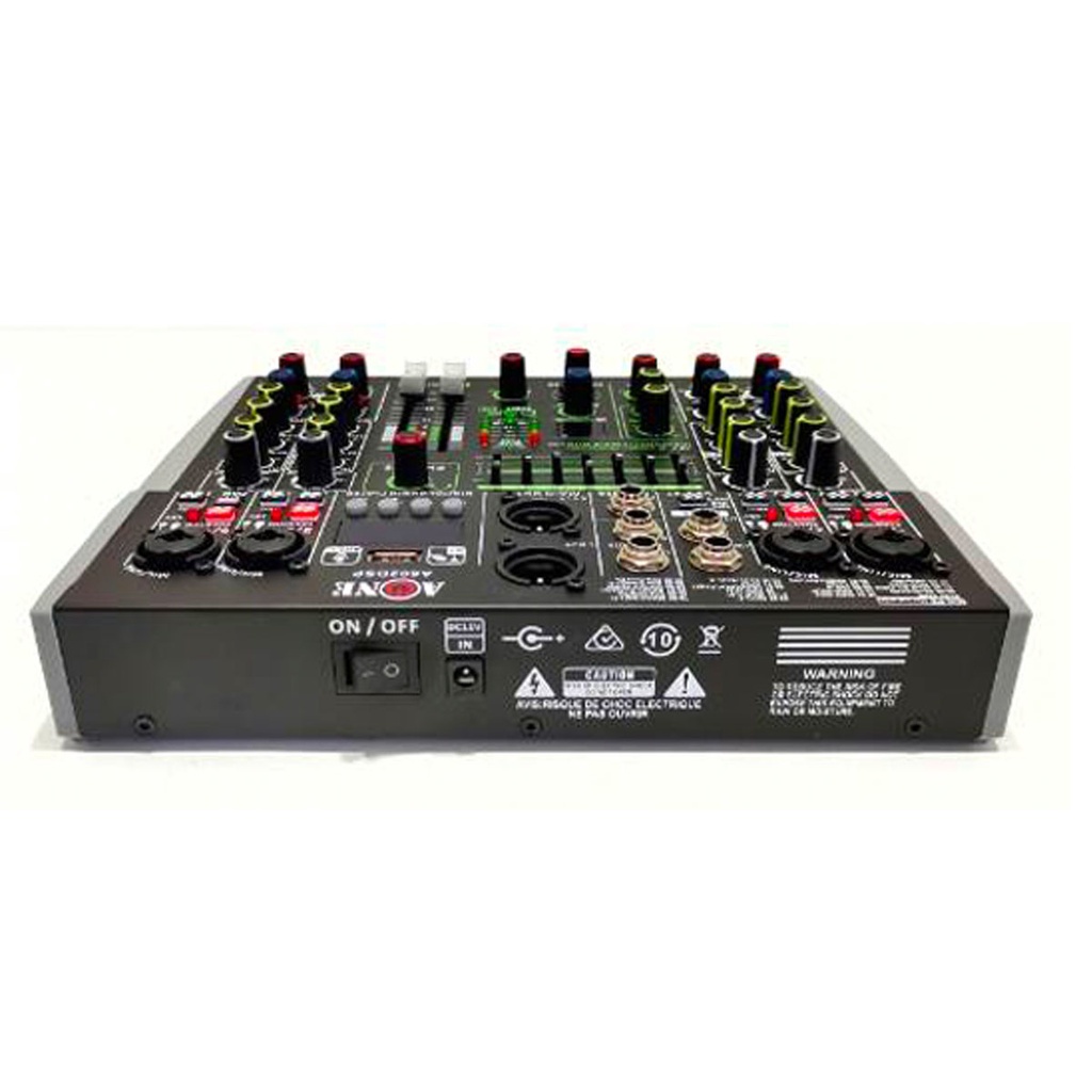 A-ONE มิกเซอร์ MIXER 6CH ปรับแต่งเสียง ผสมสัญญาณเสียง 6ช่อง มีบลูทูธ ...