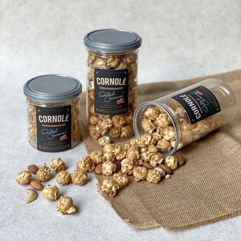 CORNOLÉ(คอร์นโนเล่) popcorn ป๊อปคอร์น รสคาราเมล อบเกลือ - cornolesnacks ...
