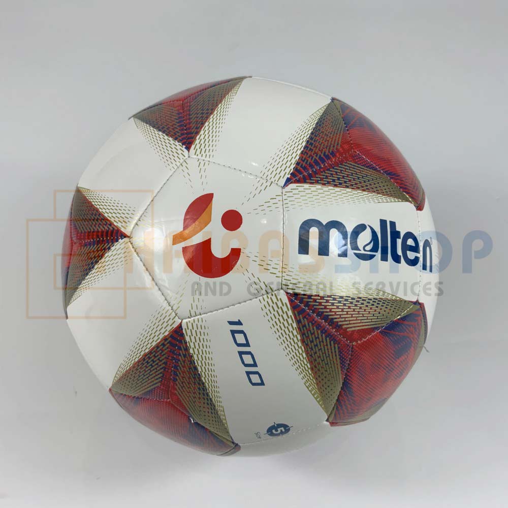 ของแท้ 100 ลูกฟุตบอล เบอร์5 ลูกบอล Molten F5A1000-TL1 เบอร์5 ฟุตบอลหนัง ...