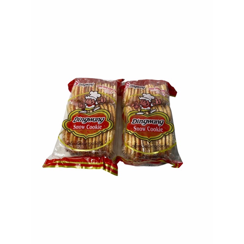DING WANG Snow Cookie 200gโดโซะ พม่า 1SETCOMBOจำนวน 2 แพคบรรจุ 400g ...
