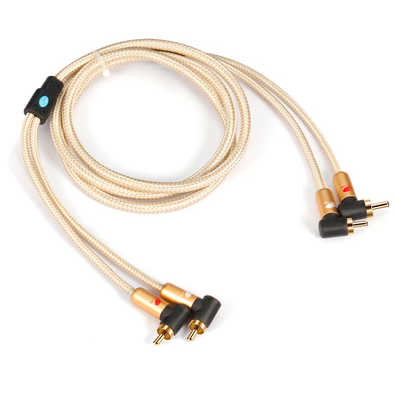 GOLLEY LION 2RCA to 2 RCA Audio Cable Male to Male Gold-Plated 1m 2m 3m ...