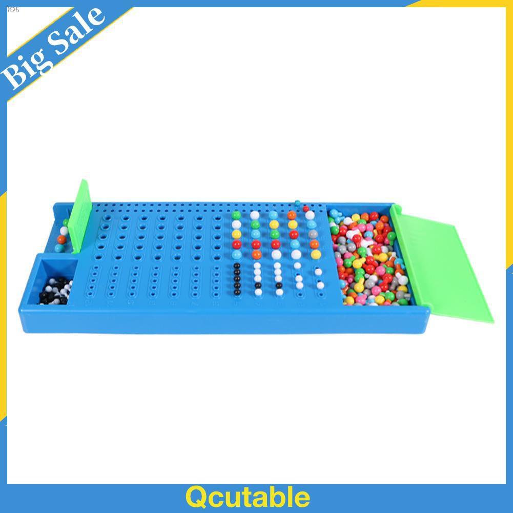  Best selling QCUTABLE Family Funny Puzzle Game Code Breaking Toy Mastermind Intelligence Game 