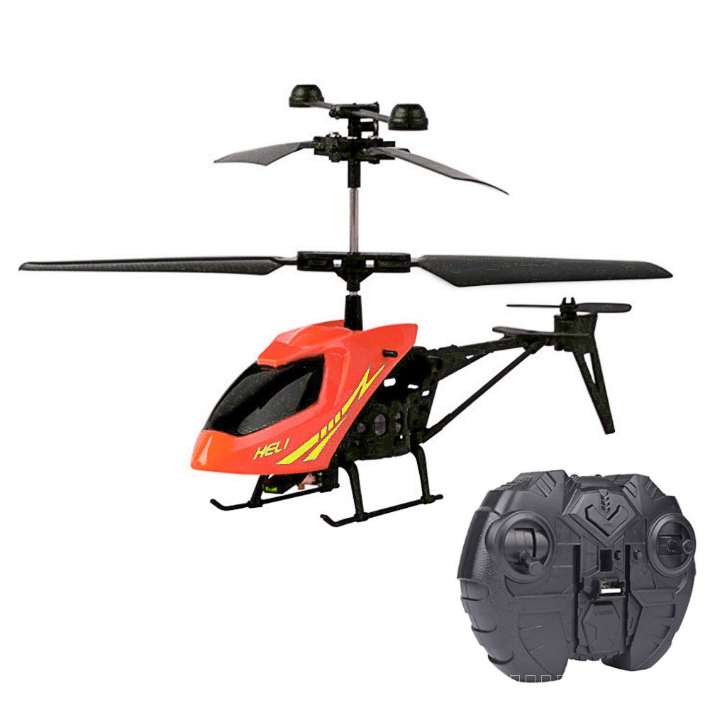 2CH Mini RCเฮลิคอปเตอร์รีโมทคอนโทรลไฟฟ้าMicroเครื่องบิน2ช่อง dC3E ...