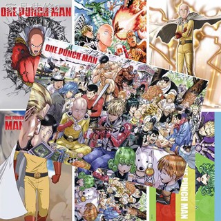 โปสเตอร์ One Punch Man Bald Saitama Teacher Jenos Anime Peripheral ...