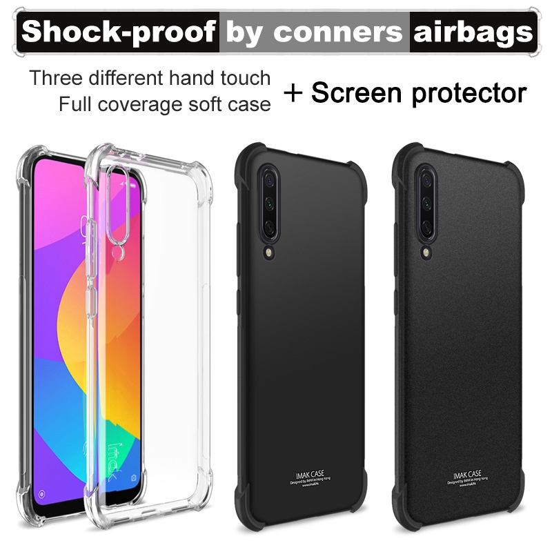 Imak Xiaomi Mi A3 MiA3 Shockproof Soft TPU Case Xiomi Mi CC9E Matte ...