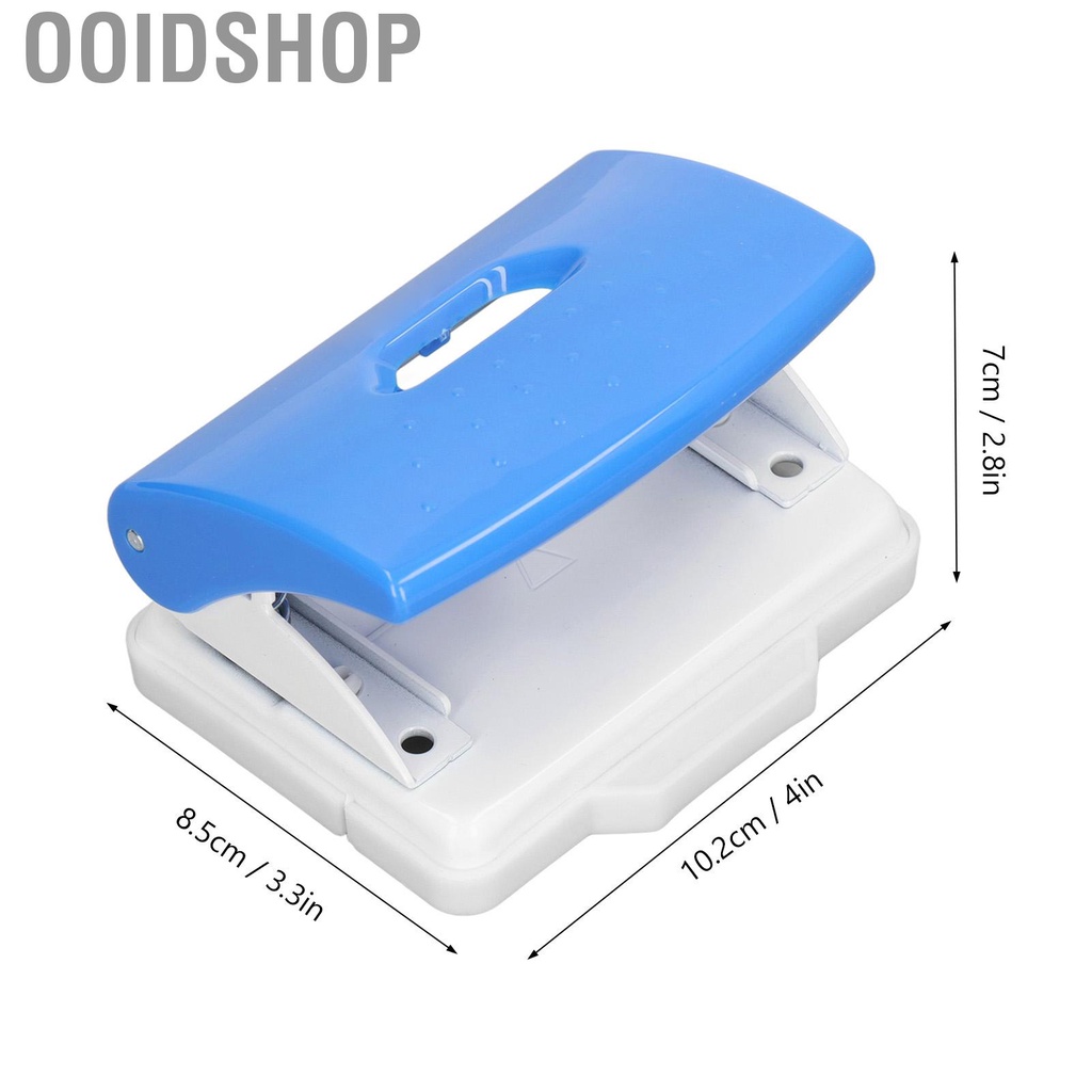 Ooidshop Hole Punch Blue 2 Multifunction Bracket Puncher With Ruler NEW ...