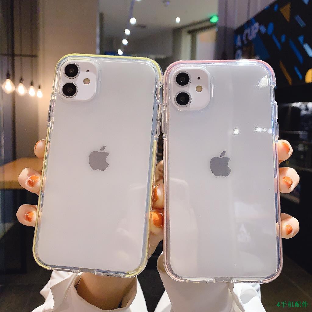 ♕เคสโทรศัพท์ ซิลิโคน TPU สีใส สำหรับ iPhone11Promax iphone7plus iphone8plus iphoneX Xr XsMax ...