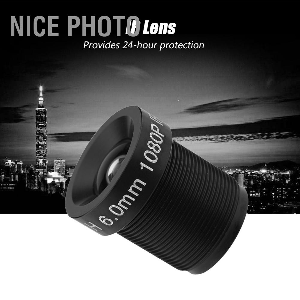 Nice photo 6mm CCTV Camera Lens 2 Million Pixels 24-hour Protection IR ...