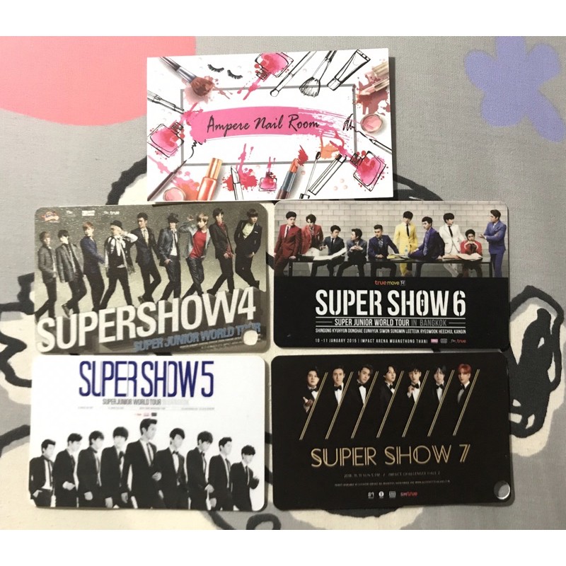 (Super show 4)บัตรคอนเสิร์ตSuper Junior Super Show 4สำหรับคนที่อยากสะสม ...