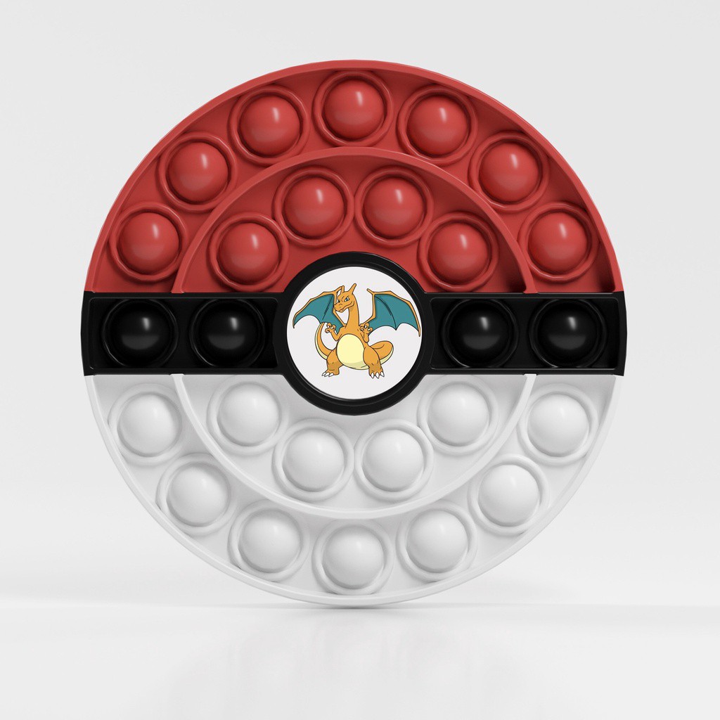 ของเล่น Pikachu Pops Bubble Pop It Fidget สีรุ้งสําหรับเล่นคลายเครียด ...