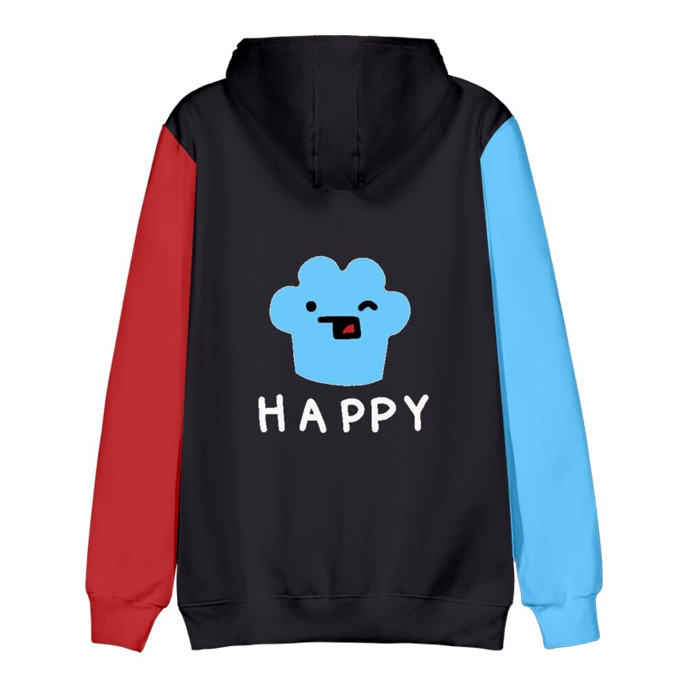 เสื้อกันหนาว มีฮู้ด ลายโลโก้ Skeppy Merch สไตล์ฮาราจูกุ สตรีท สําหรับ ...