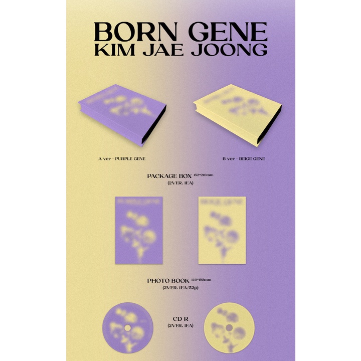 KIM JAEJOONG พร้อมส่ง อัลบั้ม BORN GENE (POSTER) - taehan_official ...