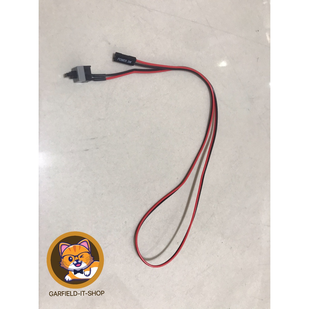 (มีส่งด่วนใน 1 วัน) ราคาส่ง 7บาท Power Switch PC 50 cm. สวิทช์ปิดเปิด ...