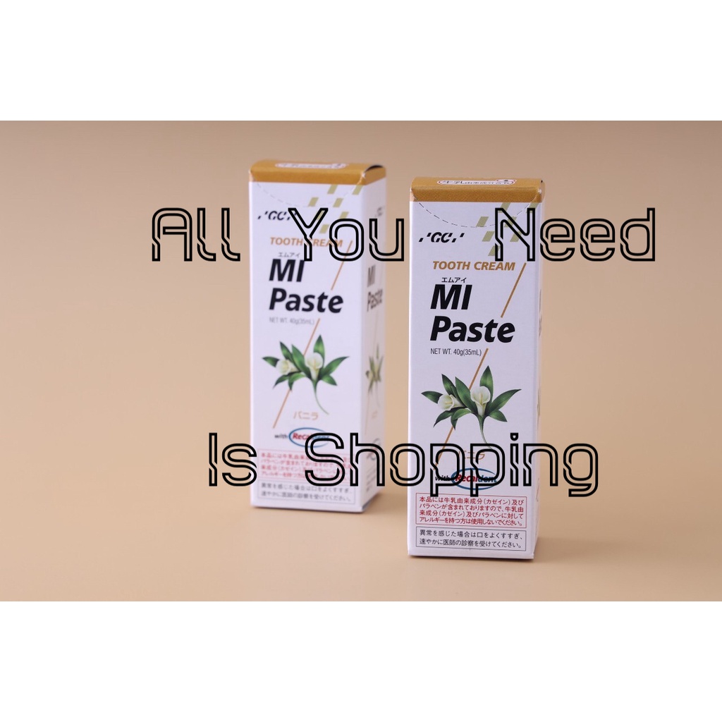 GC Tooth Mousse - MI Paste มูสทาเคลือบฟัน พร้อมส่ง - alluneedisshopping ...