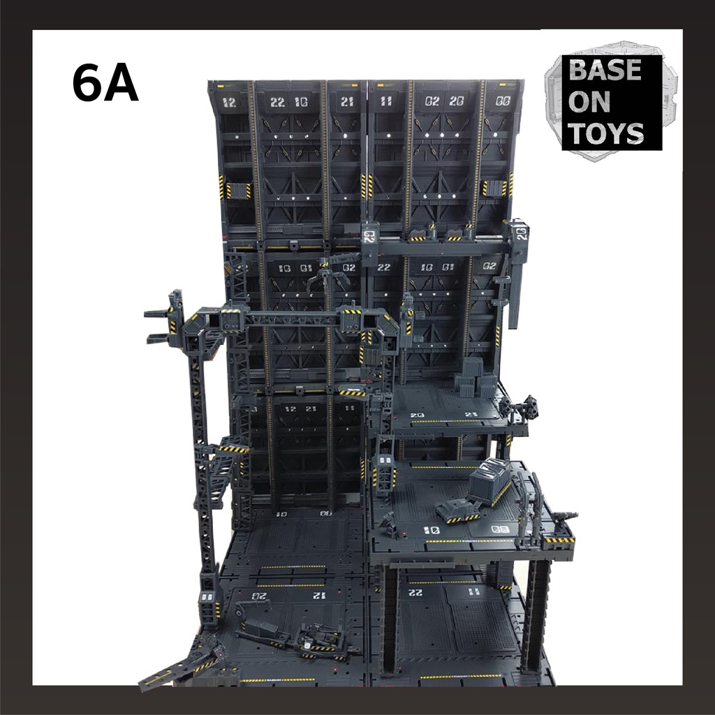 ฉากโรงซ่อมหุ่น แบบ Set CG Domain Base Action Base โรงซ่อมกันดั้ม โรง ...