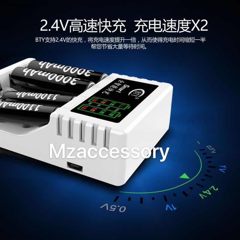 จัดส่งจากประเทศไทยที่ชาร์จถ่าน ที่ชาร์จแบตเตอรี่มัลติฟังก์ชั่นสําหรับ aa aaa 9 v ni - mh cd bty ...