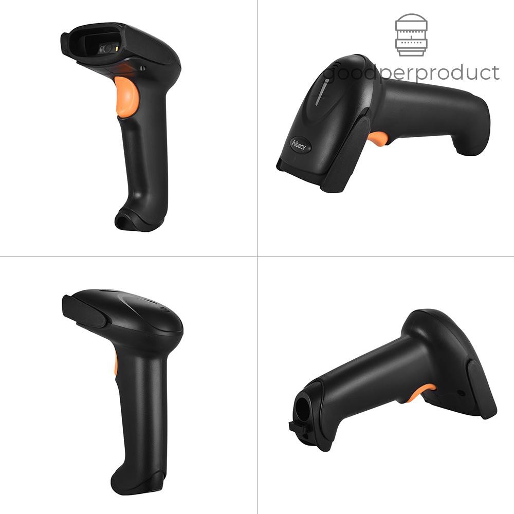Good&P Aibecy Handheld Barcode Scanner USB 2.4G Wireless 1D 2D QR Code ...
