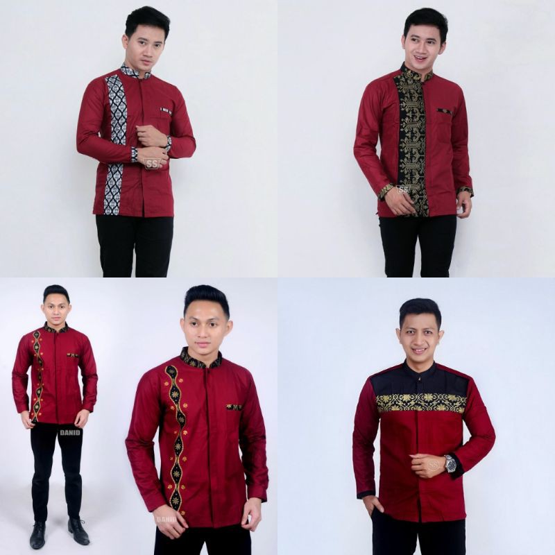 Koko Batik Guz Azmi Syubanul Muslimin แฟชั่นโมเดลตุ๊กตามุสลิมสําหรับ ...