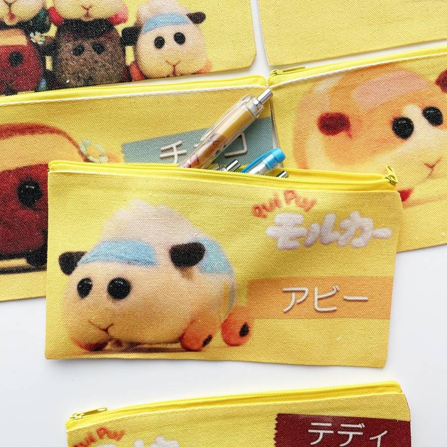 กระเป๋าดินสอ กระเป๋าผ้าใบใส่ดินสอ กระเป๋าใส่ปากกา กล่องดินสอ แถมเข็มกัด ...
