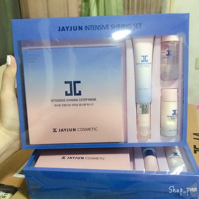 พร้อมส่ง JAYJUN Intensive Shining Set (1 Step mask, Eye cream, Toner & Emulsion) - preuksarat ...