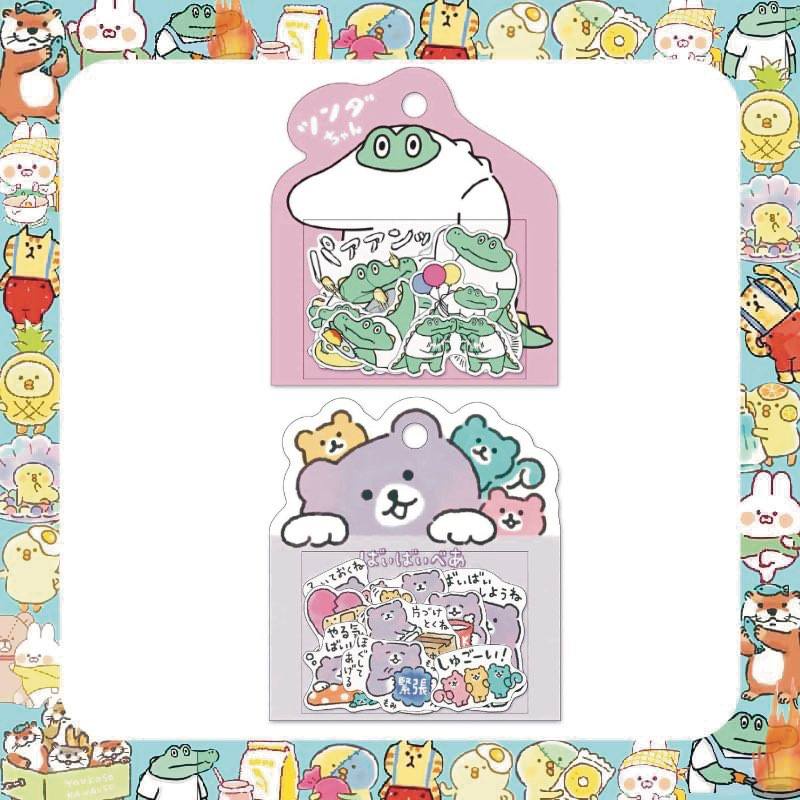 MINDWAVE STICKER FLAKE SEAL สติ้กเกอร์ ตกแต่ง รูปตุ๊กตา น่ารัก มีหลาย ...