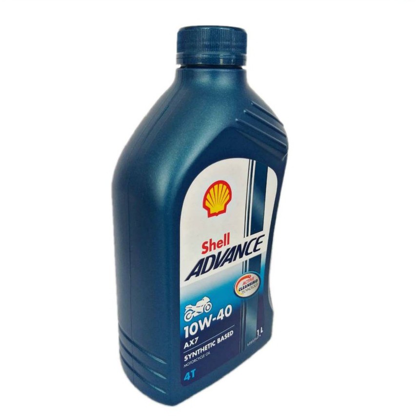 Shell AX7 4T 10W-40 ปริมาณ 1ลิตร น้ำมันเครื่องมอเตอร์ไซค์ | Shopee Thailand
