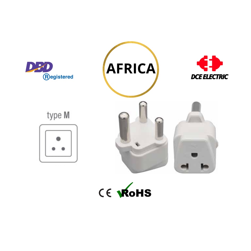 DCE high quality ปลั๊กแปลงแอฟริกา Africa มาตรฐาน CE และ RoHS หัวแปลง ...