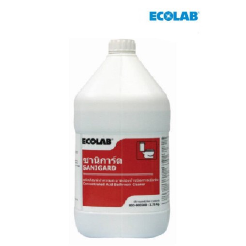 น้ำยาล้างห้องน้ำกัดสนิมน้ำขจัดคราบฝังแน่น ซานิการ์ด Sanigard Ecolab3.8 ...
