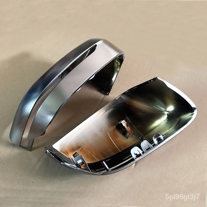 Matt grey Chrome Mirror Cover Silver Rearview Side Mirror Cap for BMW 3 ...