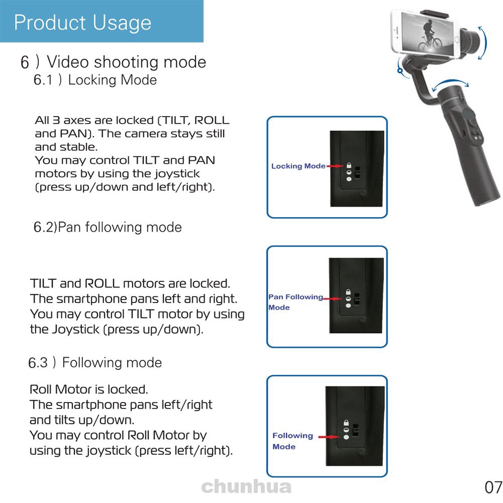 Easy Install Multifunction Smooth Stabilizing Travel Adjustable USB ...