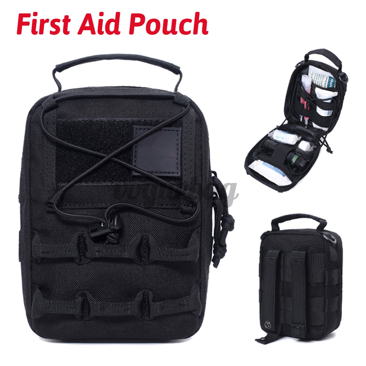 First Aid Pouch 1000D Medical Kit Bag Molle Medical Pouch Outdoor ...