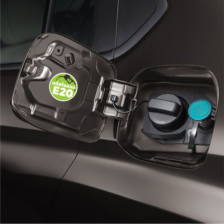 สติ๊กเกอร์ติดฝาถังน้ำมัน 5 ซม. รถยนต์ รถจักรยานยนต์ กันน้้ำ กันแดด สีขัดเจน E85 E20 ดีเซล แก๊สโซ ...